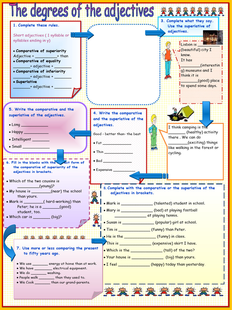 degrees-of-the-adjectives | Download Free PDF | Adjective | Syntax