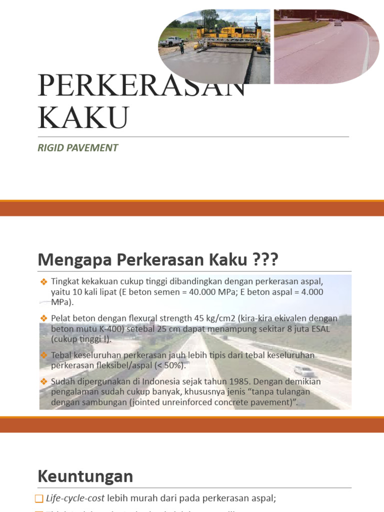Perkerasan Kaku (Penulangan) | PDF