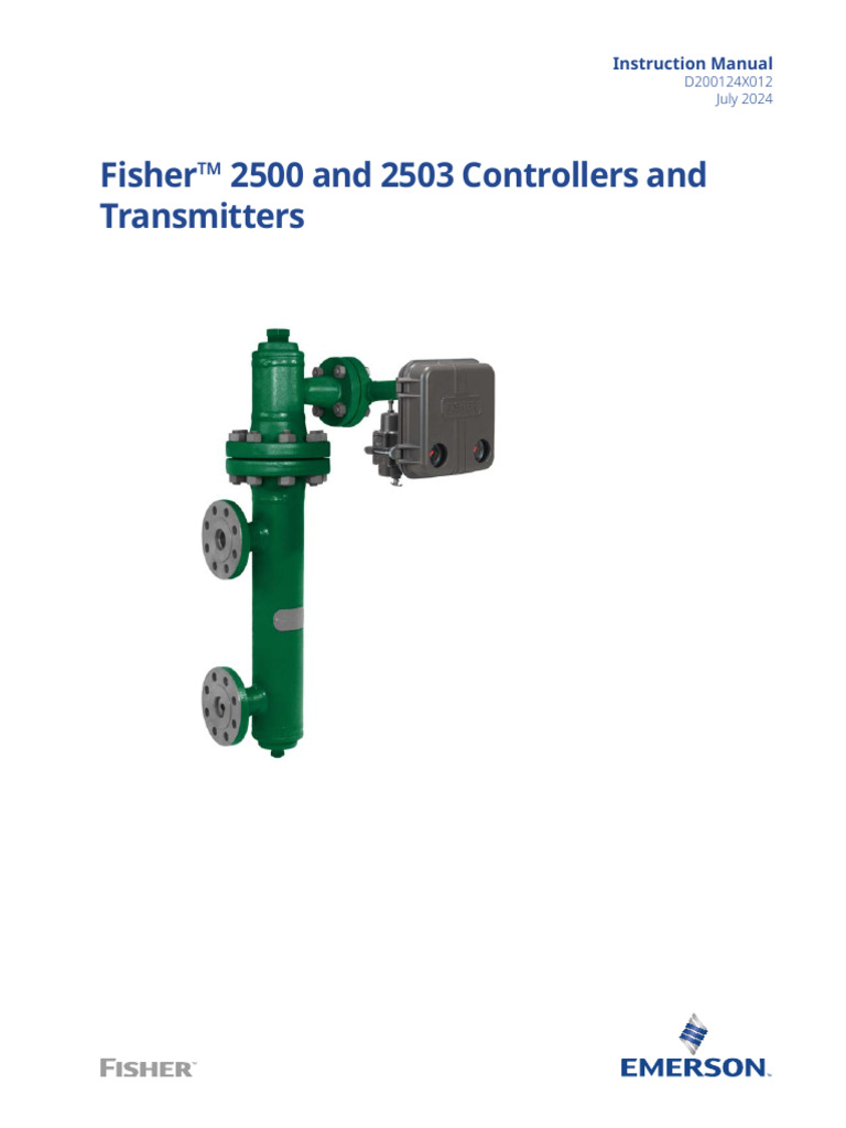 Instruction Manual Fisher 2500 2503 Controllers Transmitters en 134836 ...