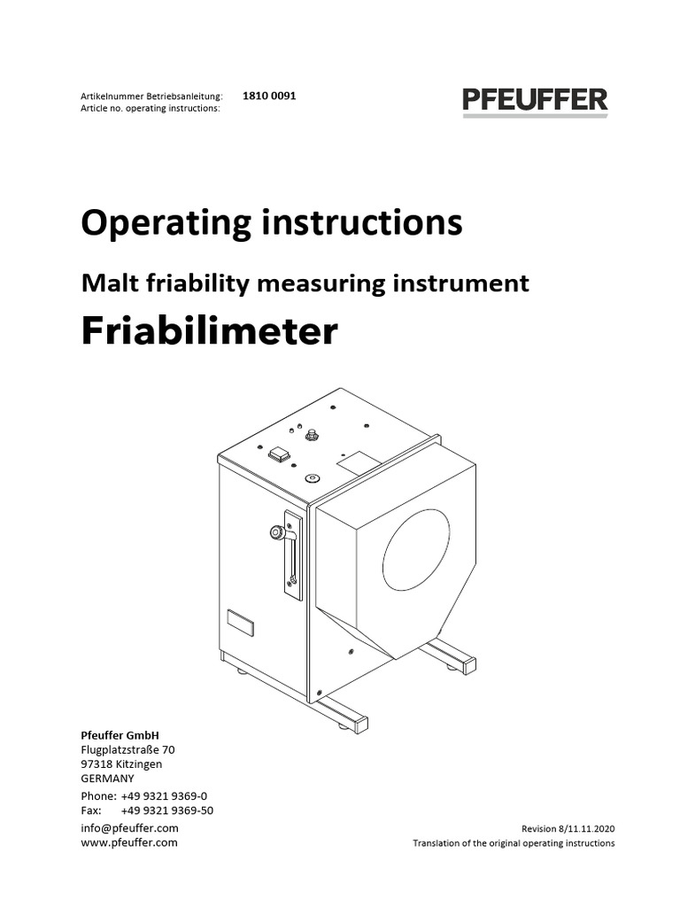 Laboratory Friabilimeter Pfeuffer | PDF | Electromagnetic Compatibility ...
