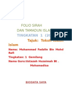 PB FOLIO PENDIDIKAN ISLAM SVM 1 | PDF