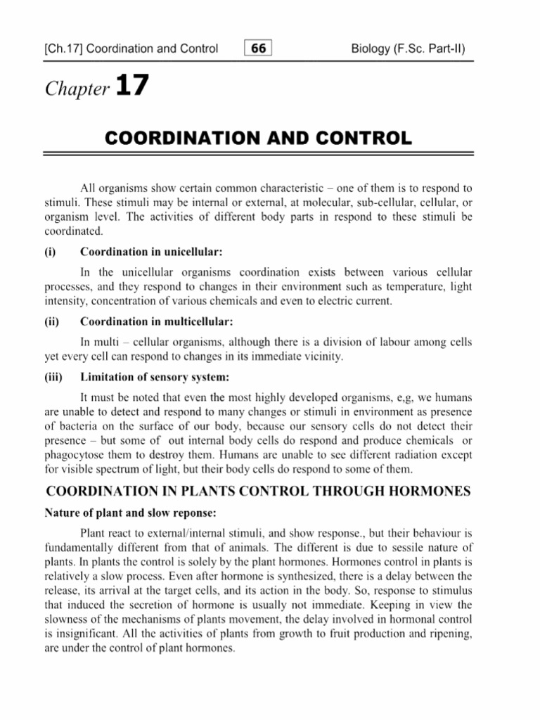 Chapter 17 Biology Notes 12th Class | PDF