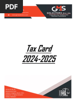 WHT Tax Card - 2024 | PDF | Taxes | Business
