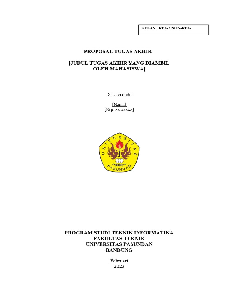 8-METPEN-Template Proposal - TA | PDF