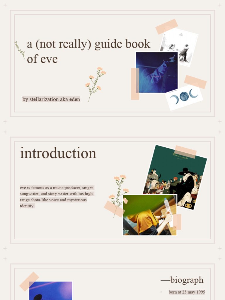 A (Not Really) Guide Book of Eve For Beginner by Rin | PDF