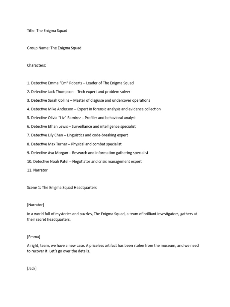 Document | PDF | Detective