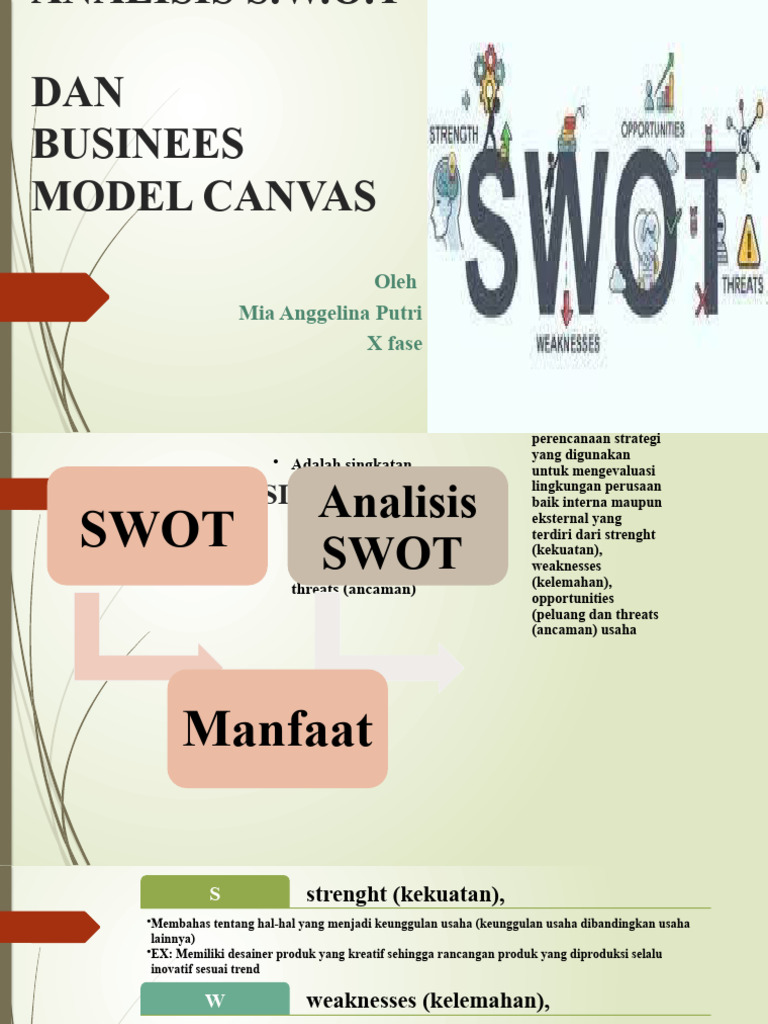 Analisis Swot Dan BMC | PDF