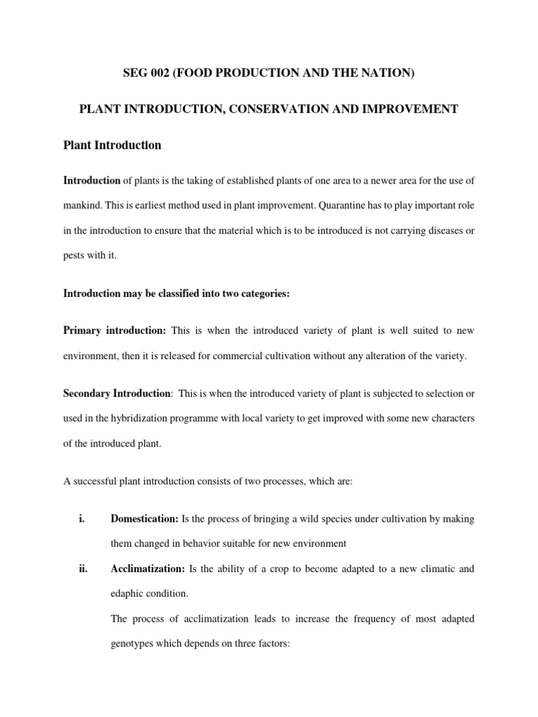 Plant Science for Agriculturists | PDF | Plant Breeding | Biodiversity