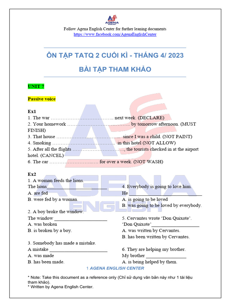 BT Grammar Tatq 2 | PDF