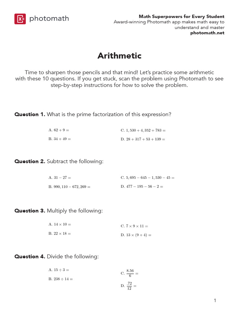 Arithmetic Advj | PDF | Theoretical Computer Science | Elementary Mathematics