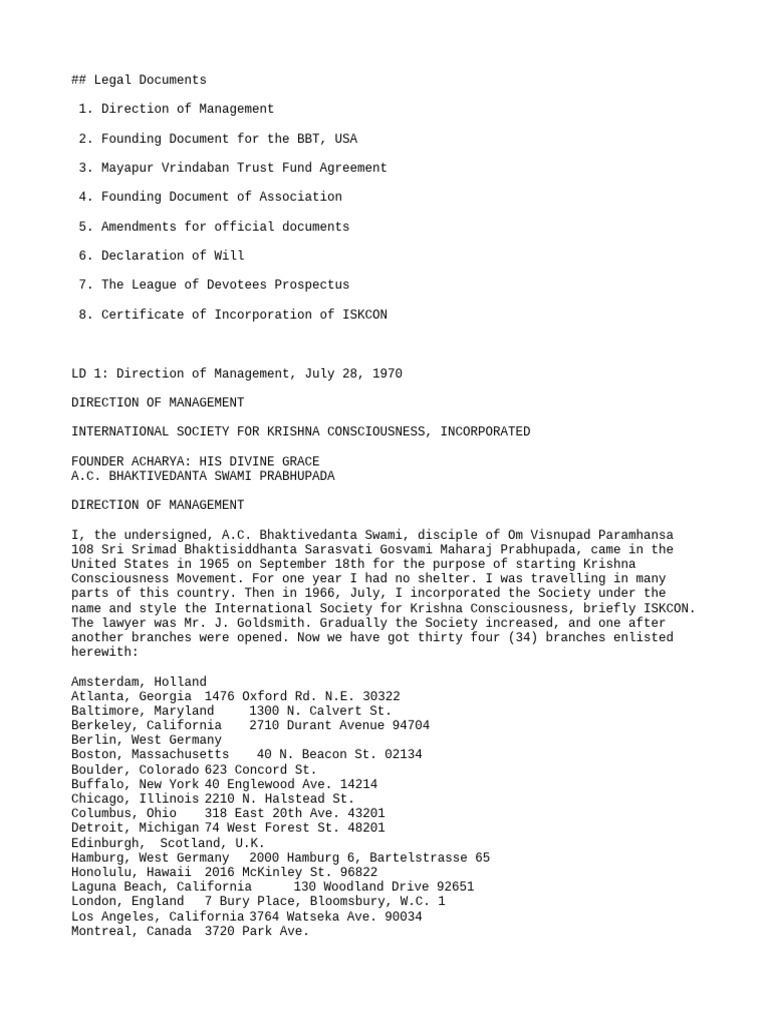 Legal Documents | PDF | Deities