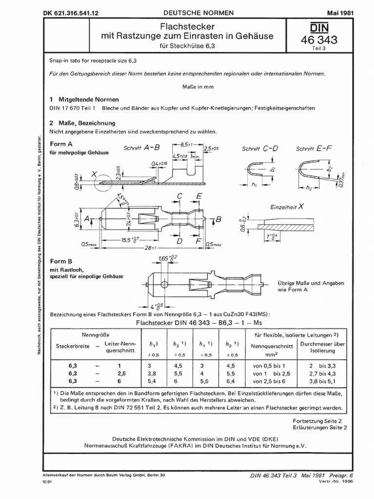 Din 46343-3 1981-05 | PDF