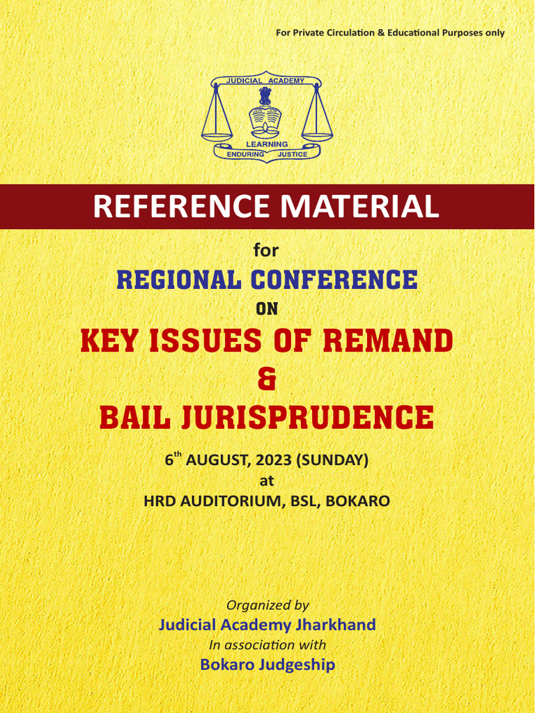 Bail and Remand Final | PDF | Bail | Criminal Procedure In South Africa