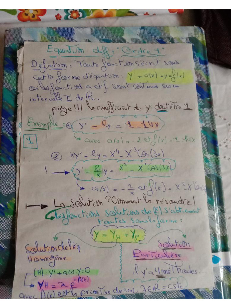 L'équa - Diff Analyse | PDF