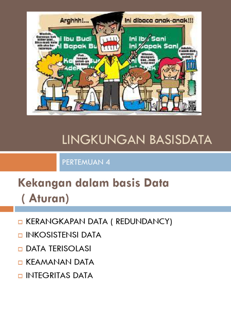 Lingkungan Basis Data | PDF