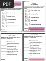 MAKABANSA WORKSHEET Week 3 | PDF