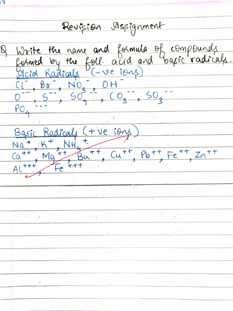 Grade X Chemistry Chapter 1 Notes | PDF | Hydroxide | Scientific Phenomena