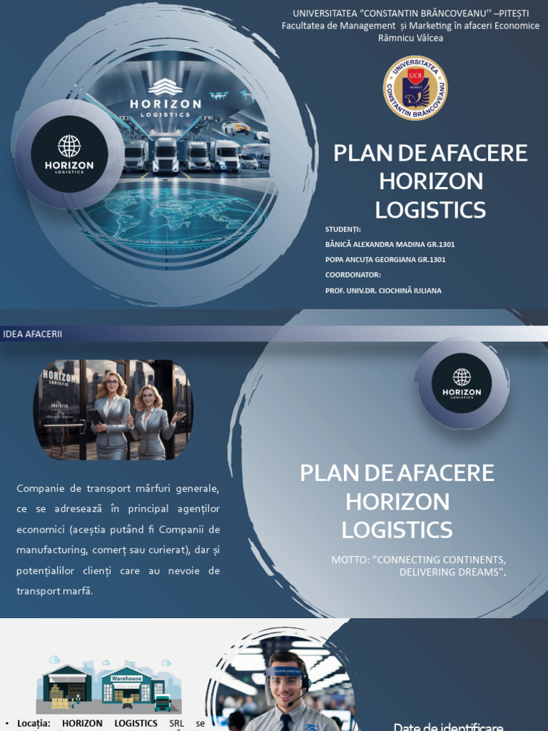 Plan de Afacere Horizon Logistics | PDF