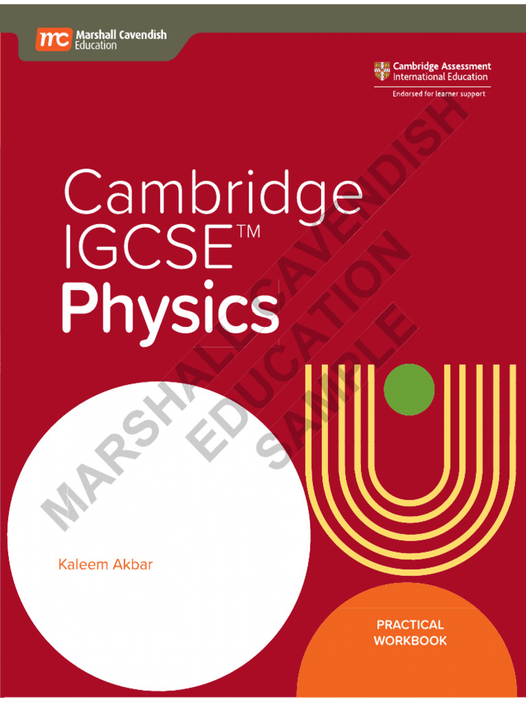 Mce Cambridge Igcse Physics Pwb Sample Flat | PDF