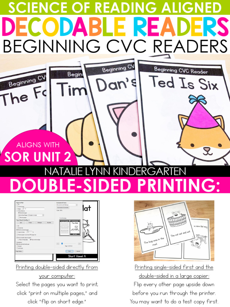 Demo Beginning CVCDecodable Readers Scienceof Reading Aligned Books ...