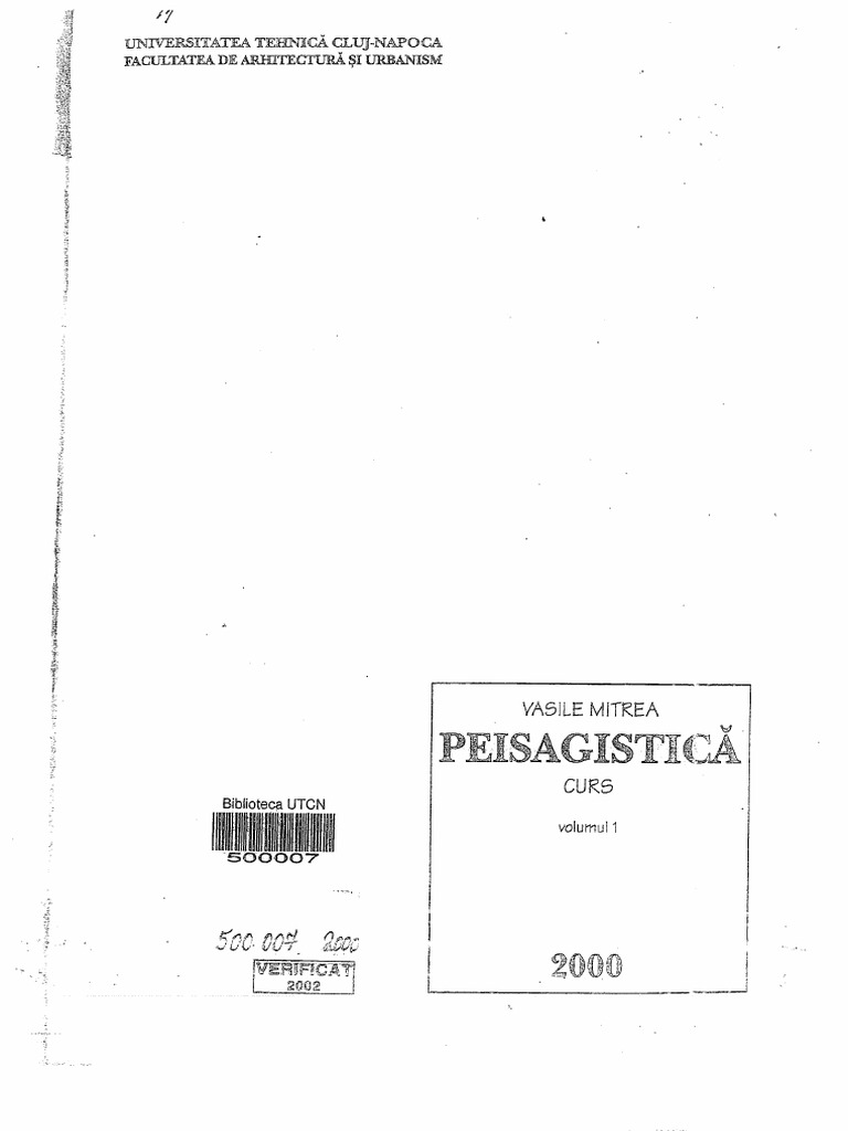 Peisagistica Curs 1 | PDF