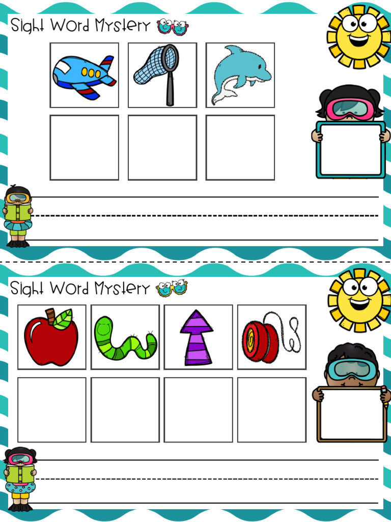 Sight Word Learning Puzzle | PDF | Language Arts & Discipline
