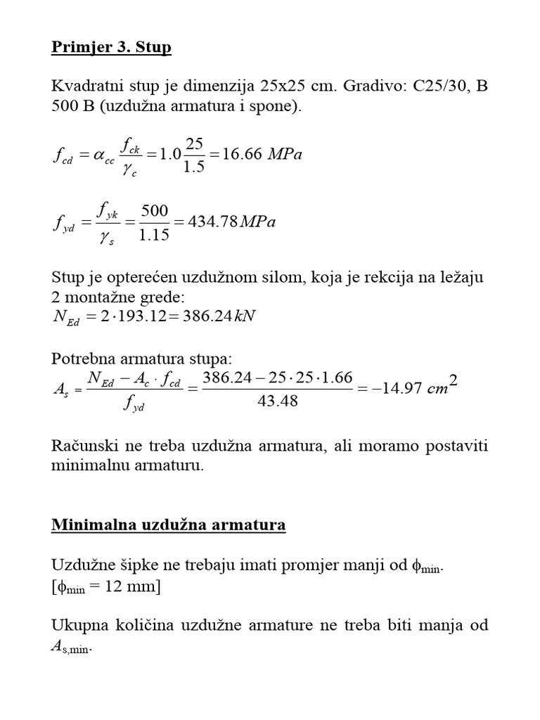 MK Primjer-P03-Stup | PDF
