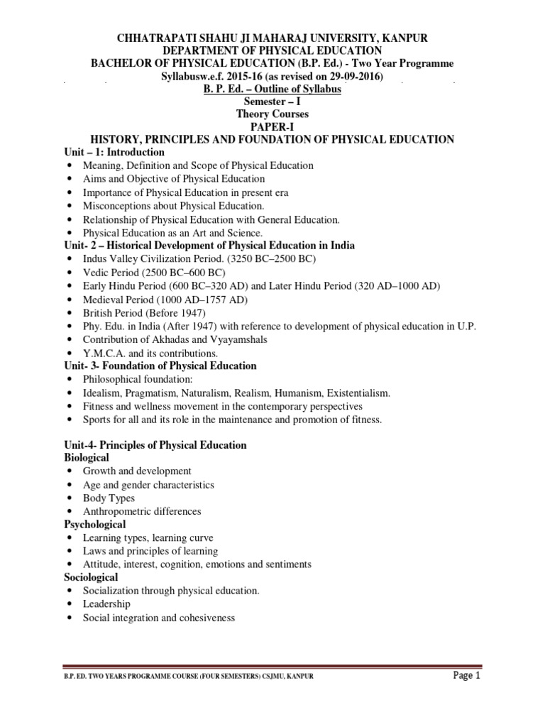 Syllabus 240317 | PDF | Weight Management | Yoga