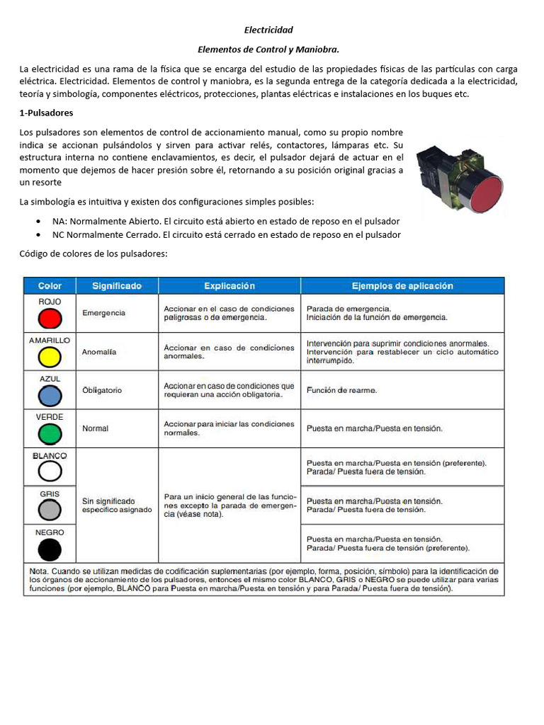 Elementos de Control 1 | PDF | Relé | Cambiar