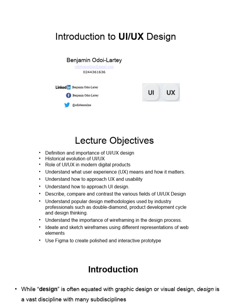 Module 01 | PDF | User Interface | Human–Computer Interaction