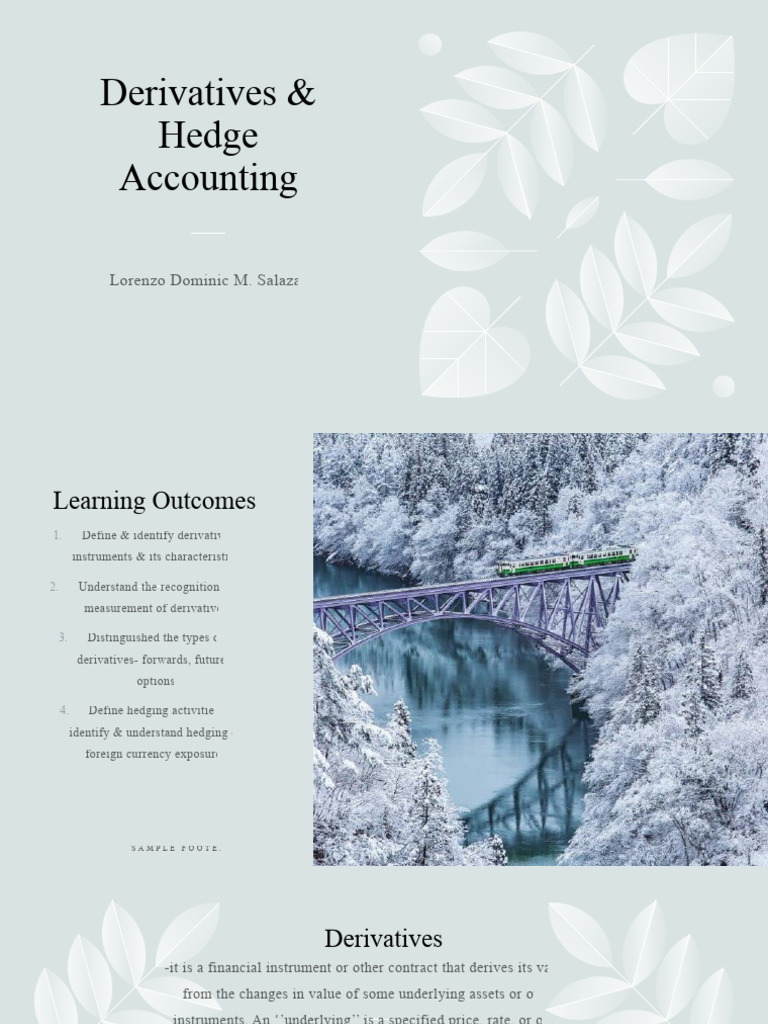Derivatives and Hedge Accounting Overview | PDF | Derivative (Finance ...