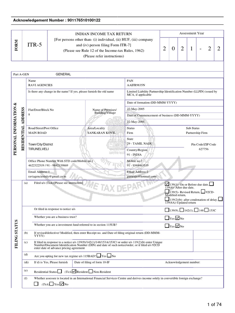 Form PDF 901176510100122 | PDF | Taxes | Expense