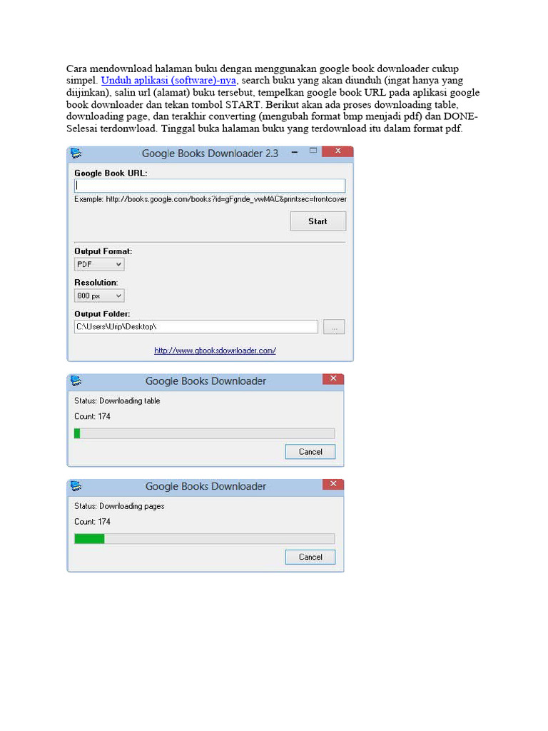 Cara Download Buku dari Google Book | PDF | Komputer