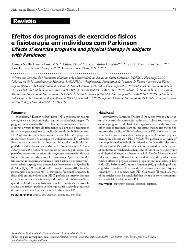 REVISÃO Efeitos dos programas de exercí_cios fí_sicos e fisioterapia em indiví_duos com ...