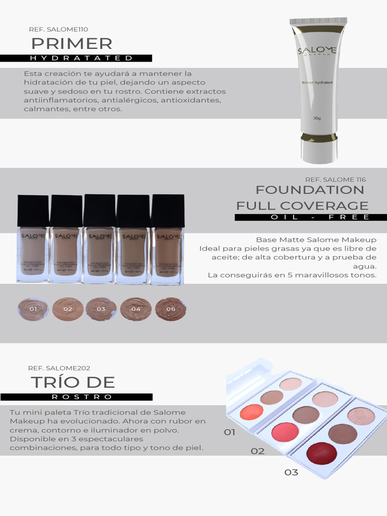 Salome Makeup SP | PDF | Productos cosméticos | Cepillo