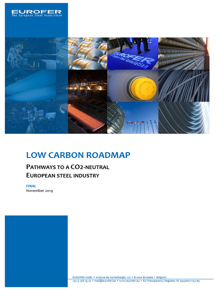 EUROFER Low Carbon Roadmap Pathways To A CO2 Neutral European Steel ...