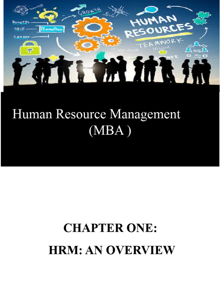 Overview of Human Resource Management | PDF | Human Resource Management ...