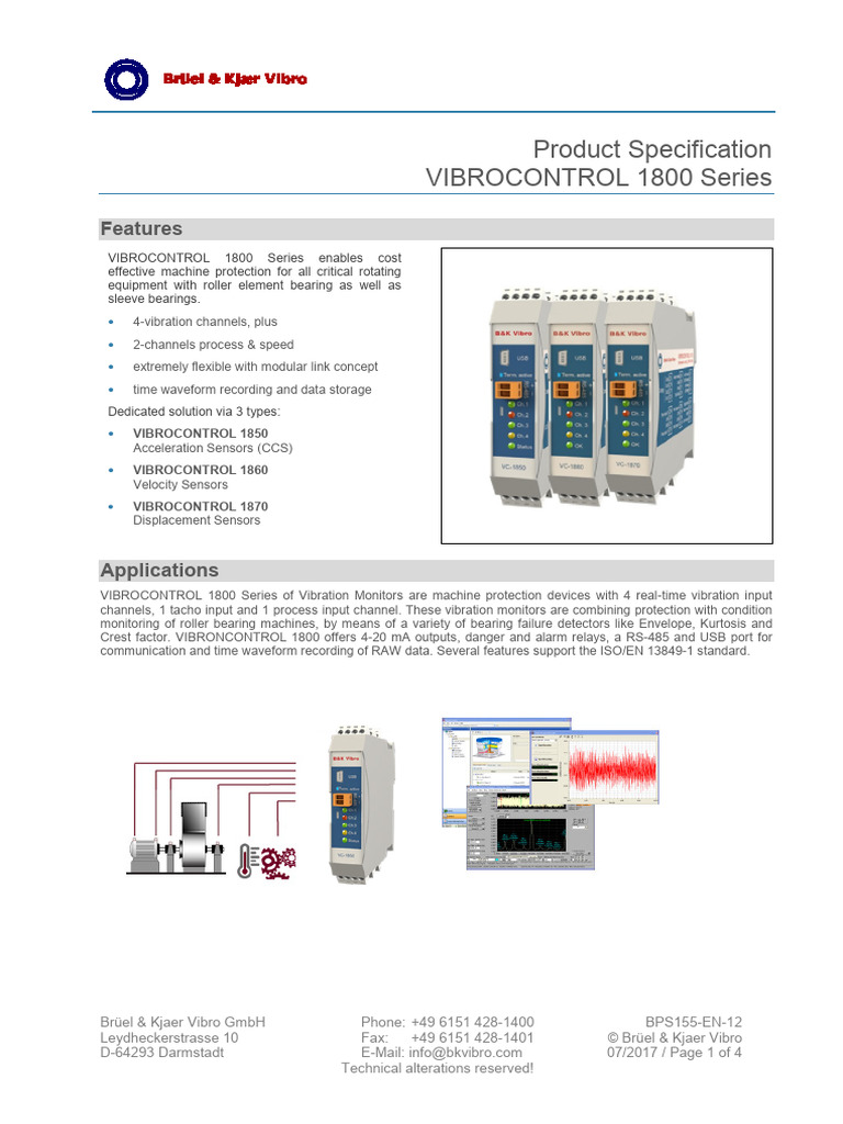VC1800 Spec Sheet | PDF | Relay | Accelerometer