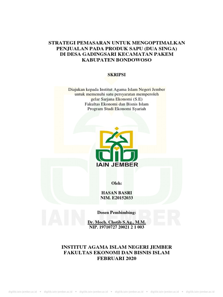 Skripsi Hasan Basri | PDF