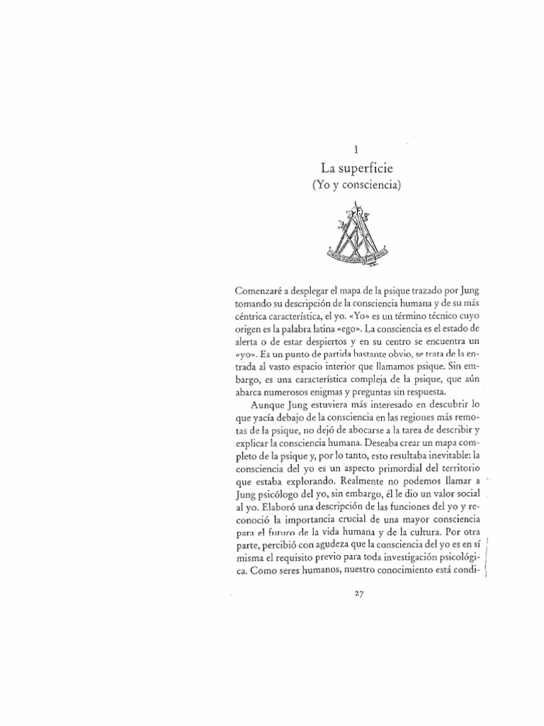 2-a El Mapa del alma según Jung - Cap 1_Yo y conciencia | PDF