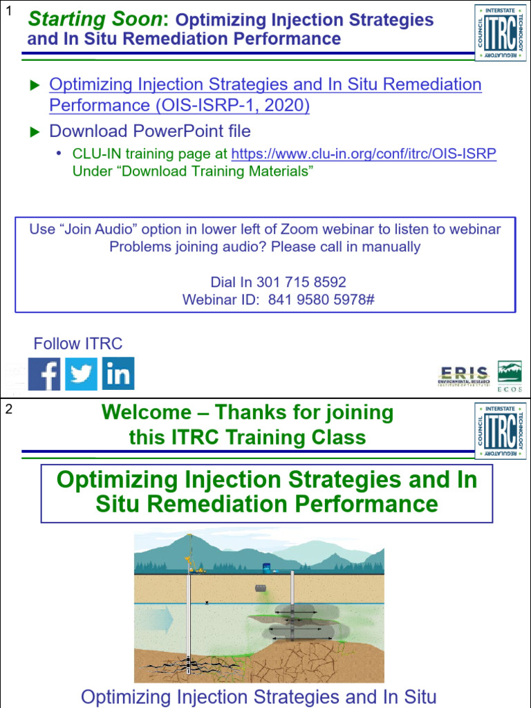 1slide Presentation For ITRC OIS-ISRP | PDF | Environmental Remediation ...