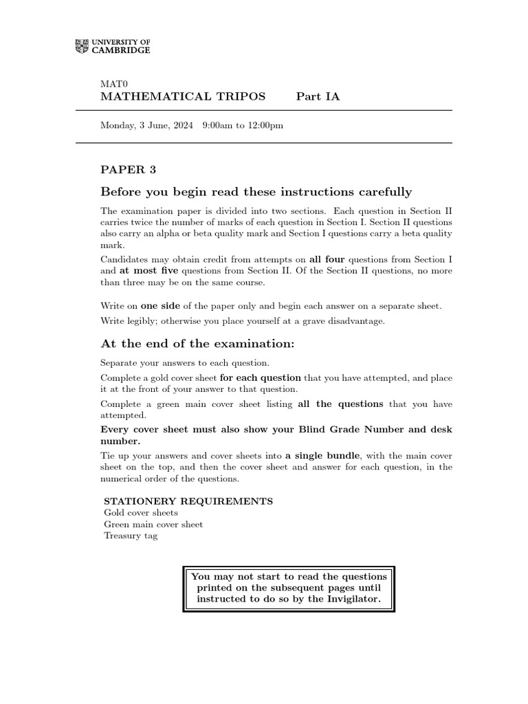 Paperia 3 2024 | PDF | Group (Mathematics) | Gradient