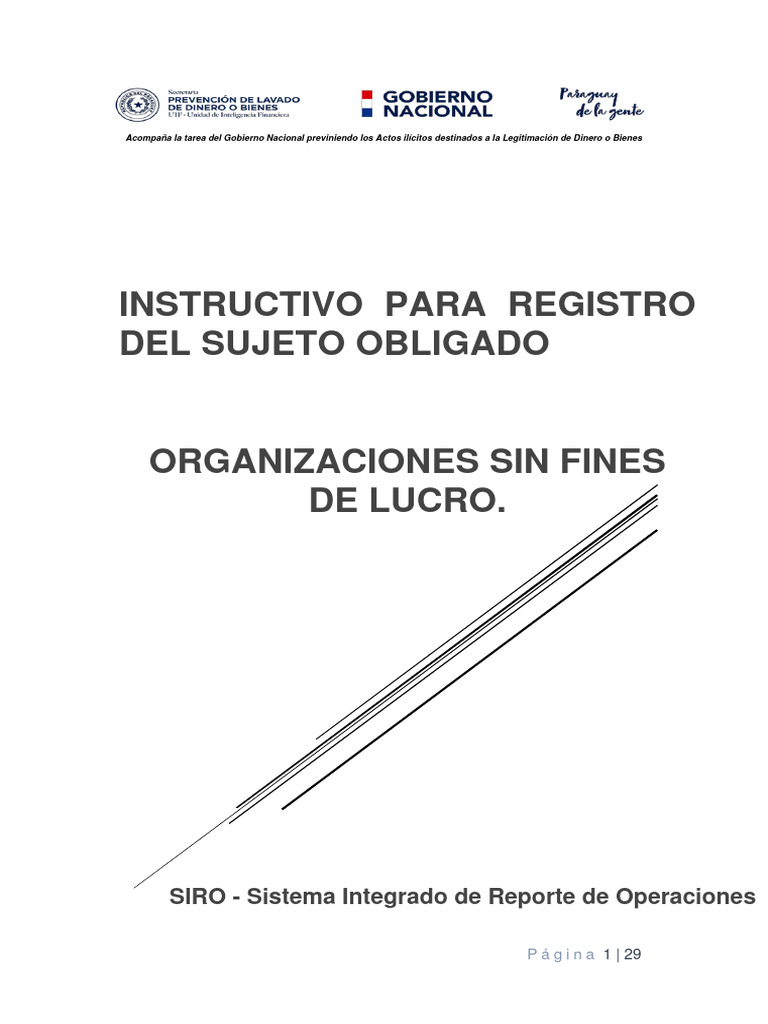 Guia Inscripcion Sector Osfl | PDF | Archivo de computadora | Chat en linea