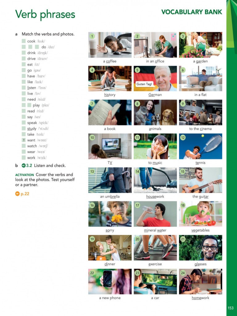 English File 4th Edition Elementary Students Book-154 | PDF