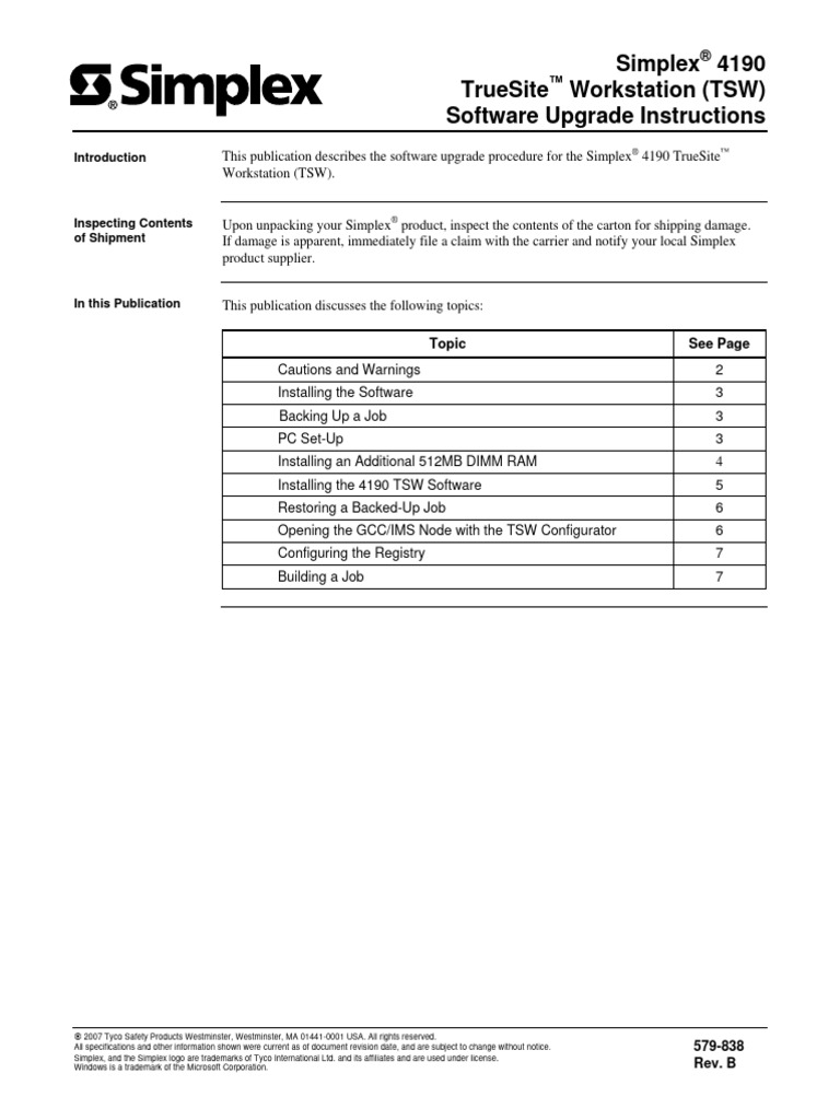 579-838-b | PDF | Installation (Computer Programs) | Computer File
