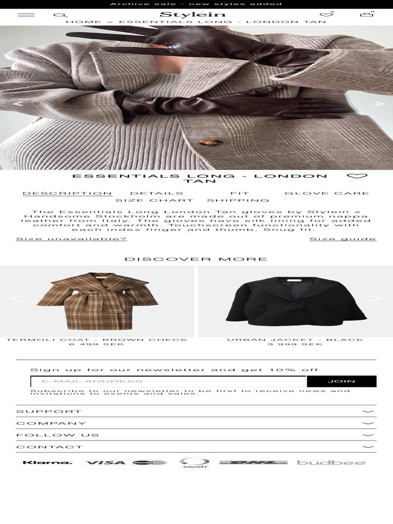ESSENTIALS LONG - LONDON TAN - Stylein | PDF
