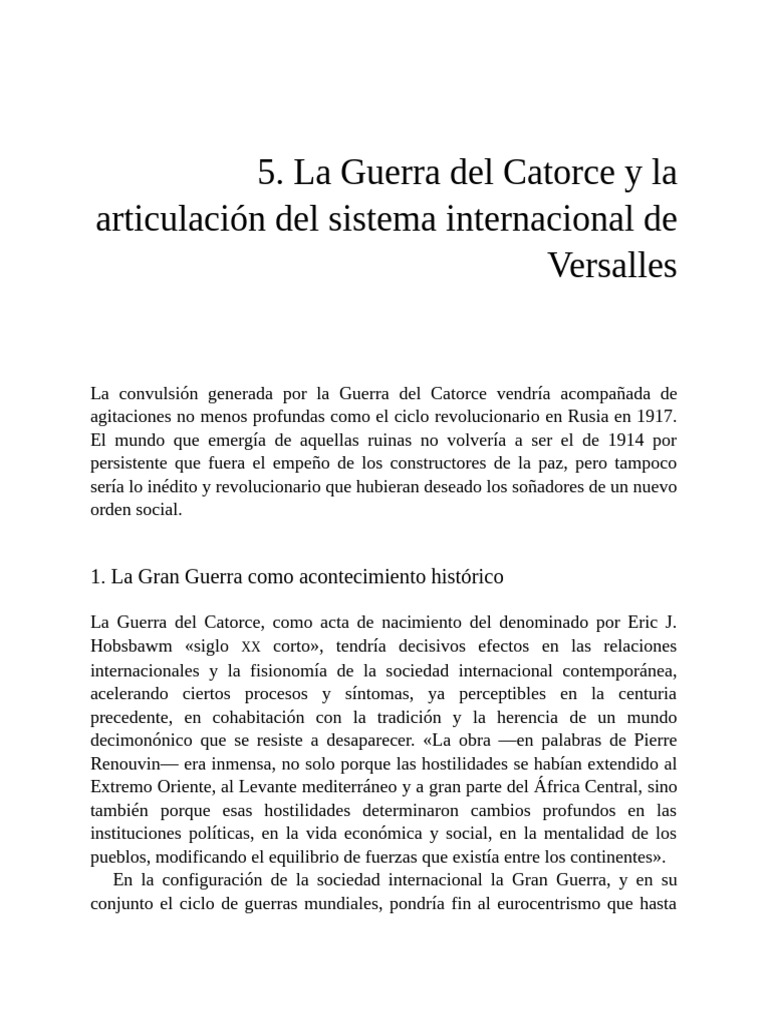 Capítulo 5 | PDF | pavo | Woodrow Wilson