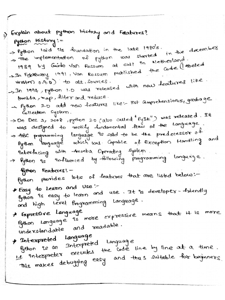 Python Imp Questions | PDF Python Imp Questions | PDF