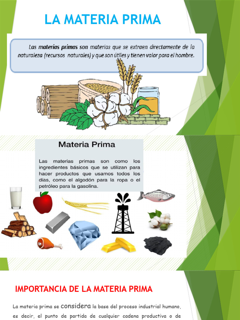 Materias Primas de Origen Vegetal | PDF | Materia prima