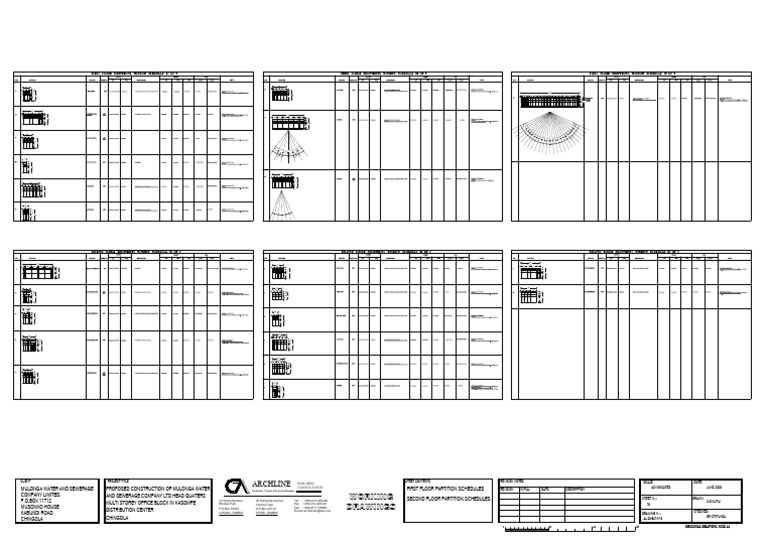 Mulonga Water p2 - Og - Copy-First & Second Floor Partition Schedules ...